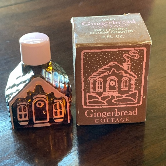Avon | Other | Vintage Avon Gingerbread Cottage Sweet Honesty Cologne ...